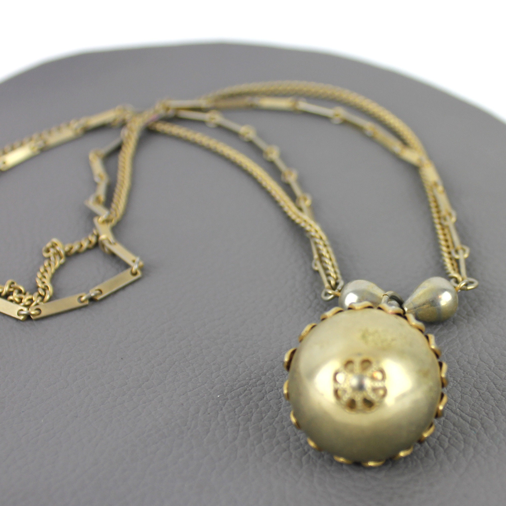 Moroccan Style Gold Brass Vintage Necklace - Etsy