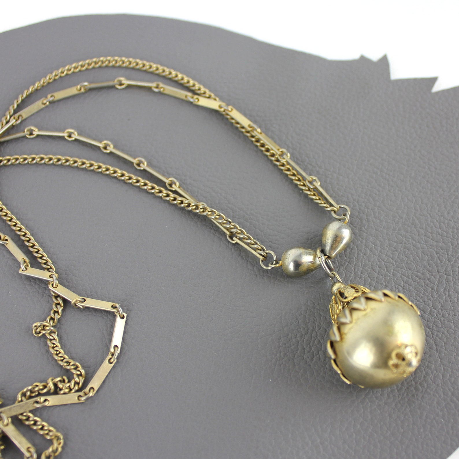 Moroccan Style Gold Brass Vintage Necklace - Etsy