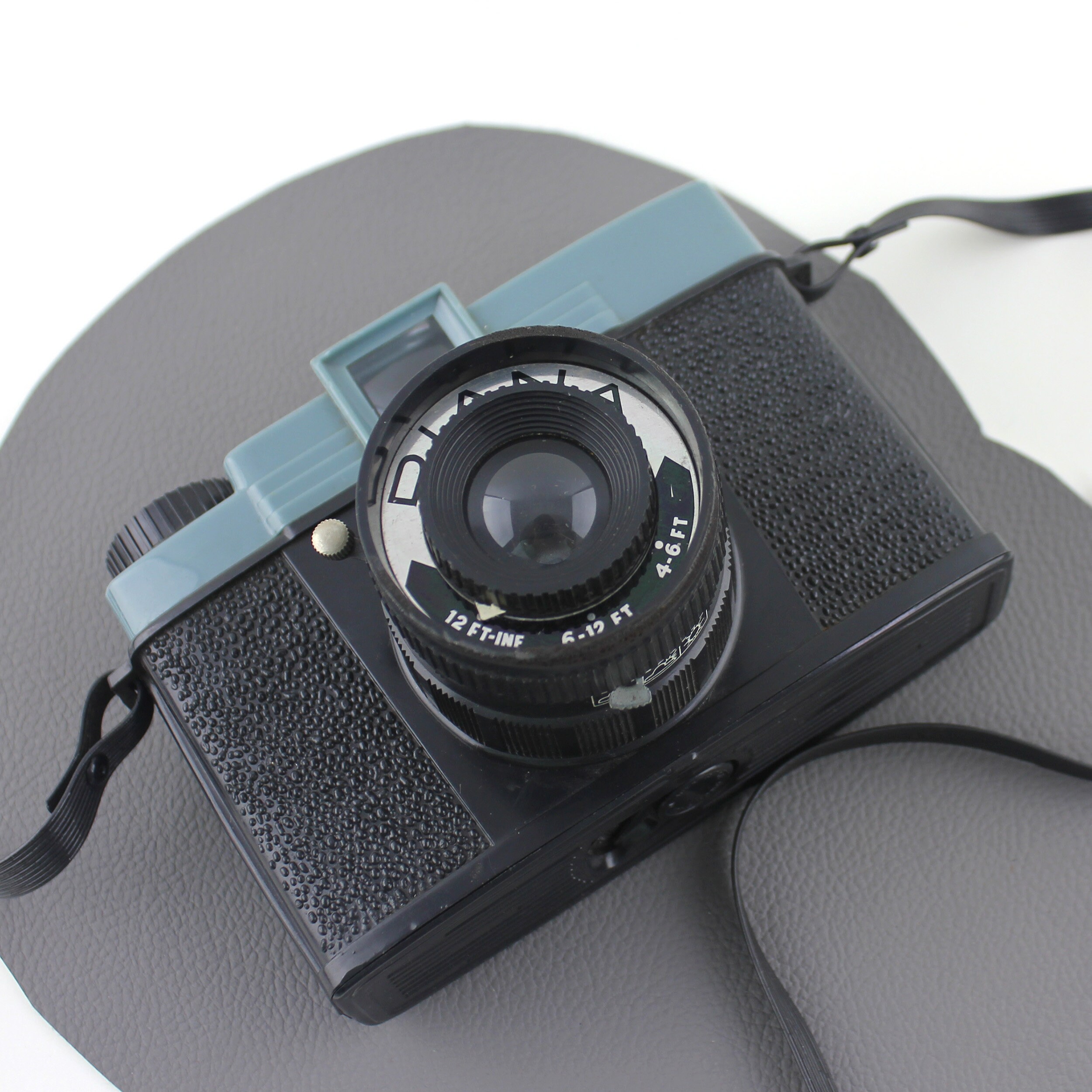 Vintage Diana Camera With Blue & Black Body / 120 Rollfilm and 35 Mm ...