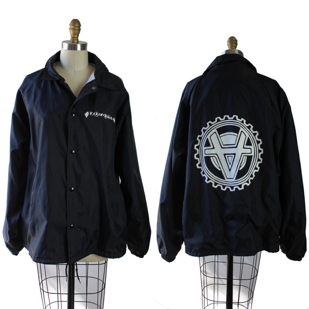 Vintage Vandals Navy & White Windbreaker Jacket Size Extra Large - Etsy