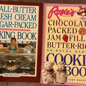 1990’s Rosie’s Bakery No Holds Barred Baking Books, Judy Rosenberg - Etsy