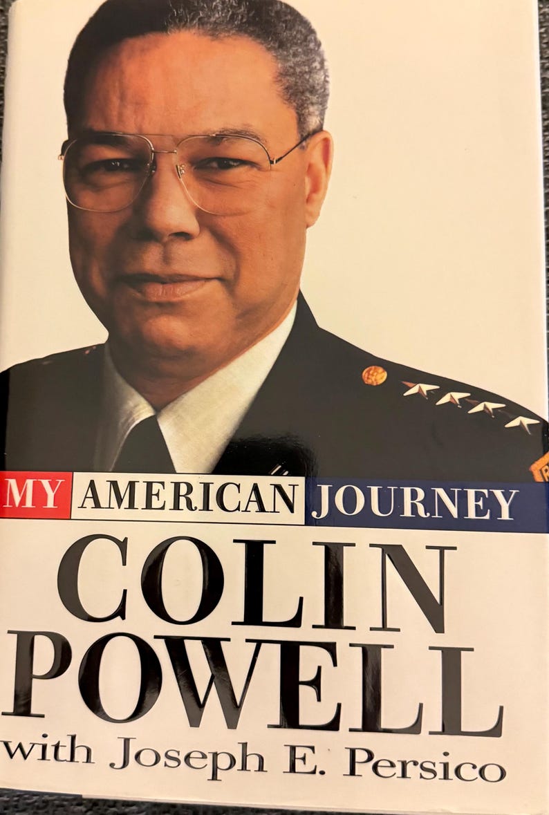 Colin Powell My American Journey 1995 First Edition With Joseph E ...