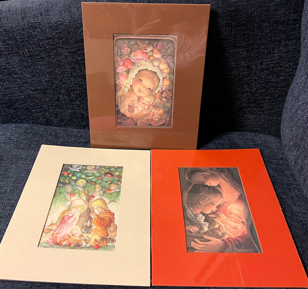 1970's Juan Ferrandiz Lithographs Children's Art - Etsy