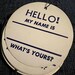 1950's Dennison Hello My Name is Strung Tags (18 +) - Etsy