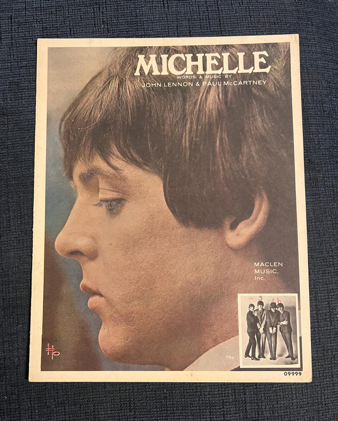 Michelle Sheet Music, Words and Music by John Lennon and Paul Mccartney ...