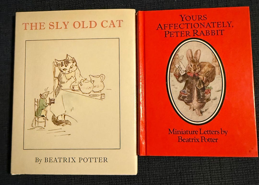 Beatrix Potter Books, the Tale of the Faithful Dove, the Pie and Th ...