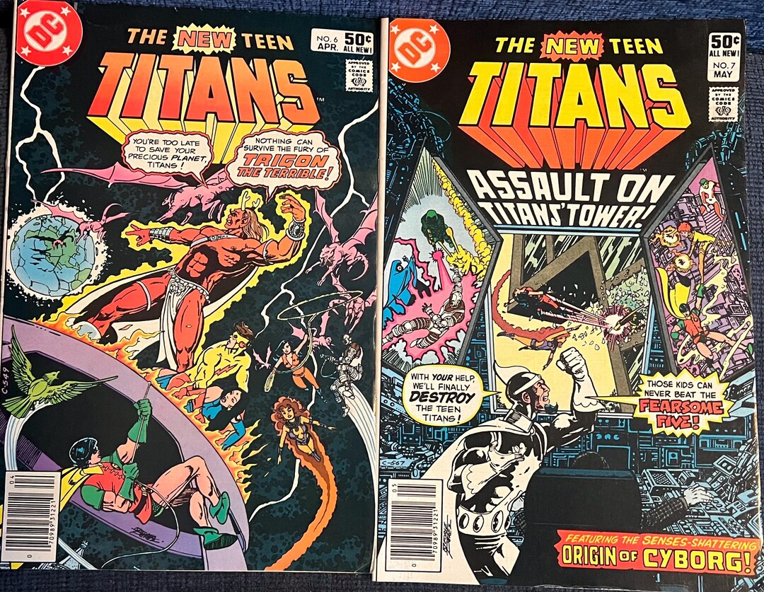 DC Comics 1981-82 the New Teen Titans Issues #6-15 - Etsy