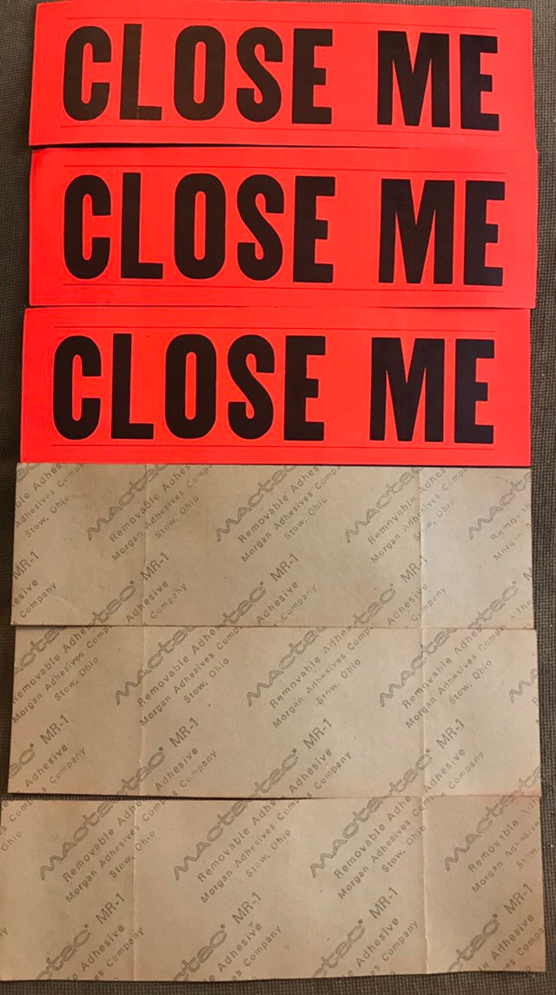 Six Vintage Industrial Peel & Stick Labels Seals Tags - Etsy
