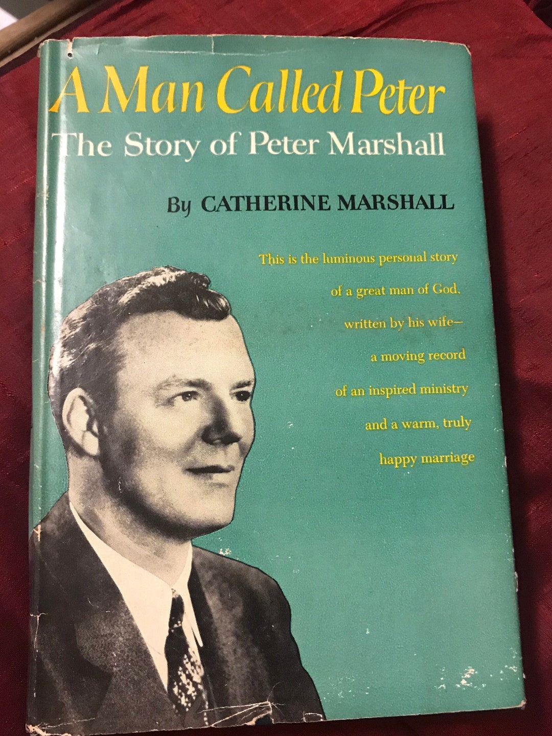 1951 A Man Called Peter, the Story of Peter Marshall, Catherine Marshall - Etsy
