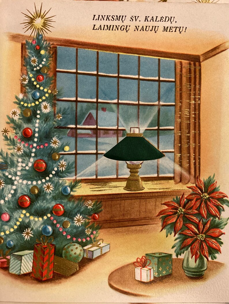 11 Lithuanian Christmas Cards Without Envelopes - Etsy