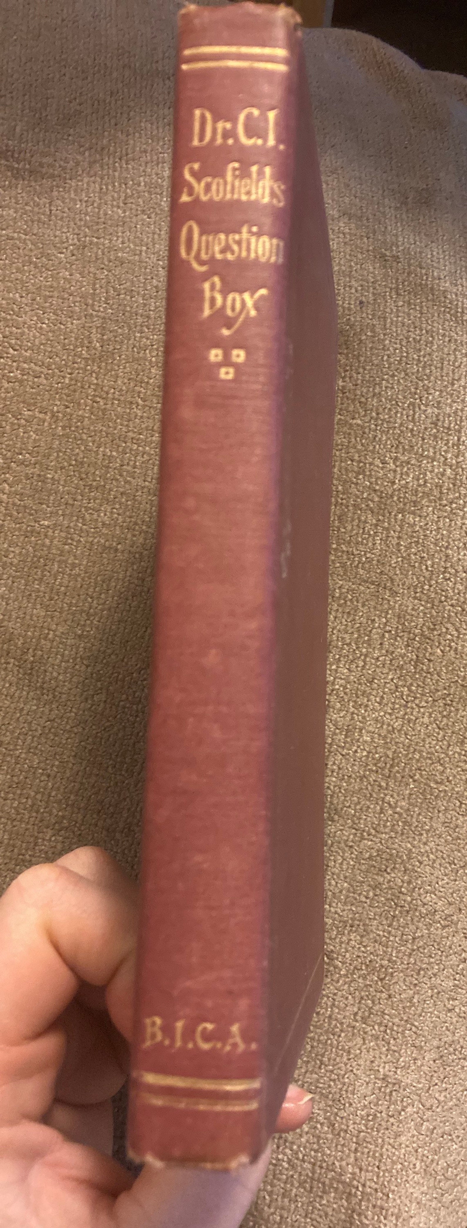 Dr. C.I. Scofield's Question Box. Compiled by Ella E. - Etsy