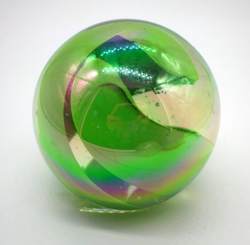 Art Glass Paperweights - Set of Three - Etsy