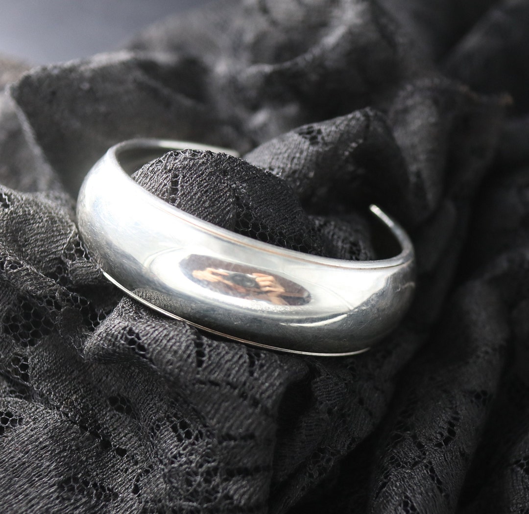 Han Sterling Silver Cuff Bracelet Italy - Etsy