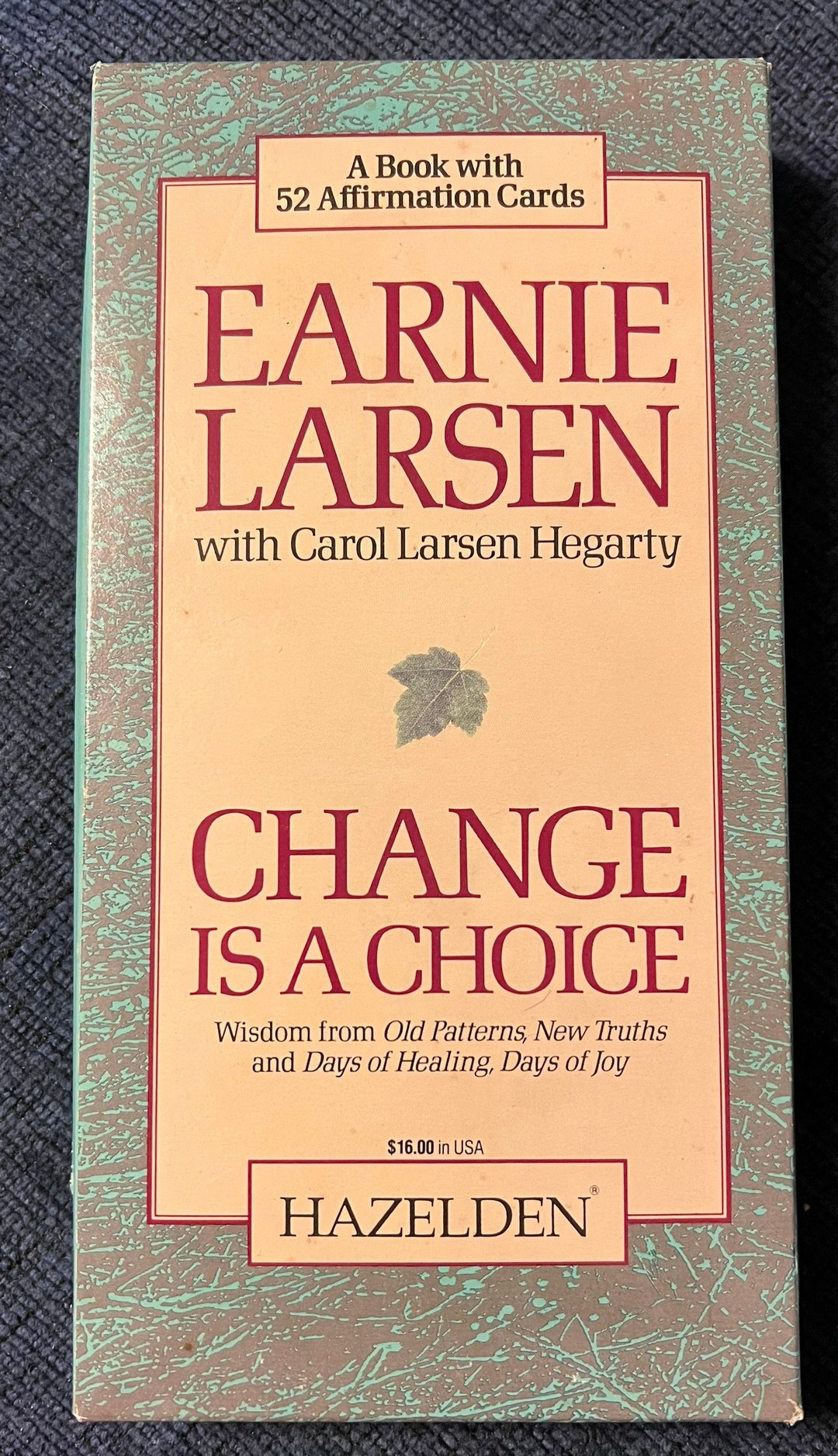 Change is a Choice, Earnie Larsen-a Book With 52 Affirmation Cards - Etsy