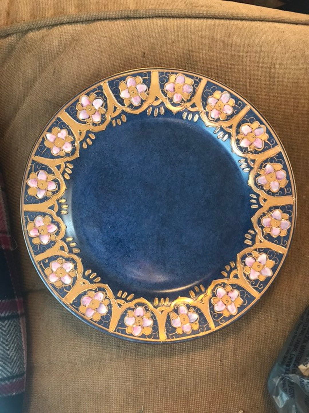 Toyo Japan Enamel Decorative Plate - Etsy