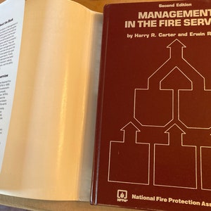 Management in the Fire Service (2nd Edition) by Harry R. Carter - Etsy