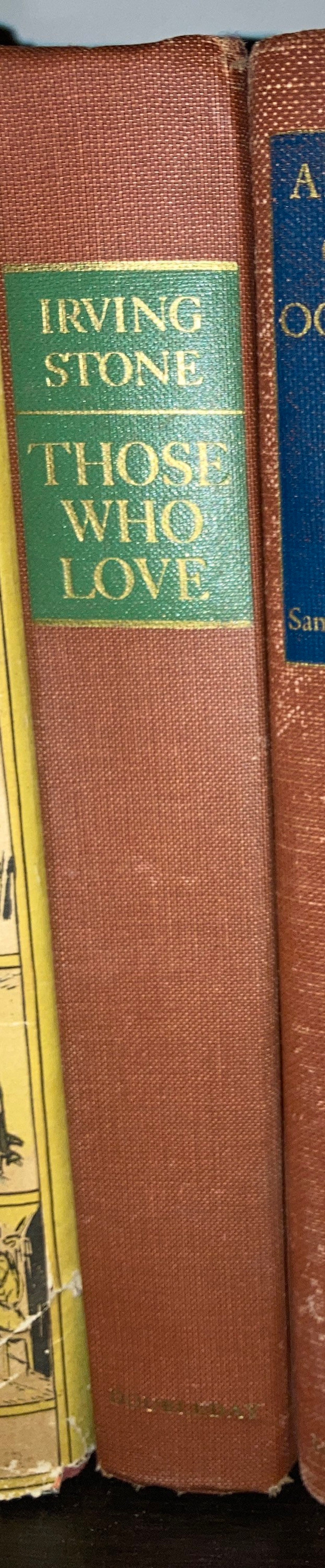 1965 First Edition, Those Who Love, Irving Stone - Etsy