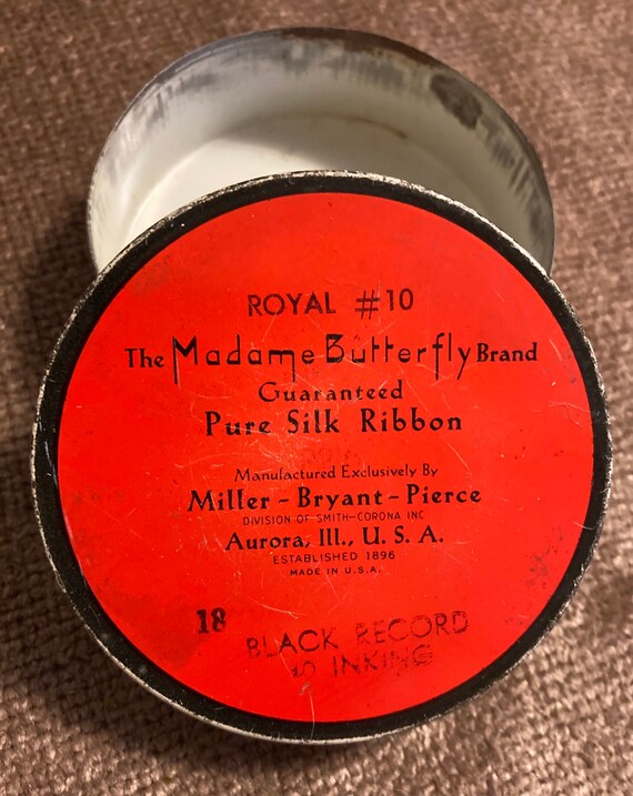 Pierce Vintage circa 1930's The Madame Butterfly Brand typewriter ...