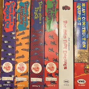 VHS Children's Videos There Goes a Police Car Train - Etsy