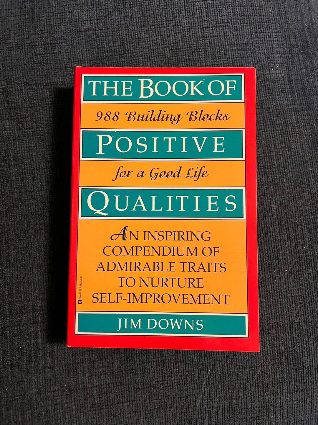 The Book of Positive Qualities, Jim Downs - Etsy