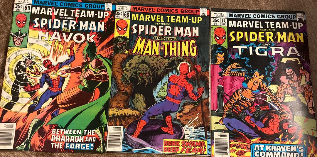 Marvel Comics Group Marvel Team-up Featuring Spiderman and Havock, the ...