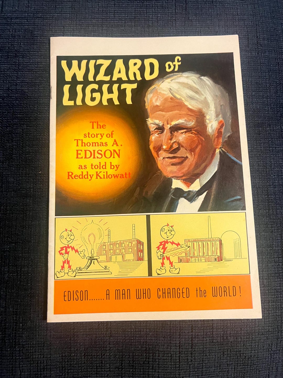 Wizard of Light Story of Thomas Edison 1965-ec-reddy Kilowatt-last ...