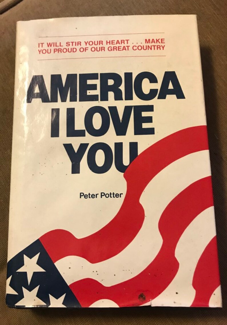 1986 America, I Love You, Compiled by Peter Potter - Etsy