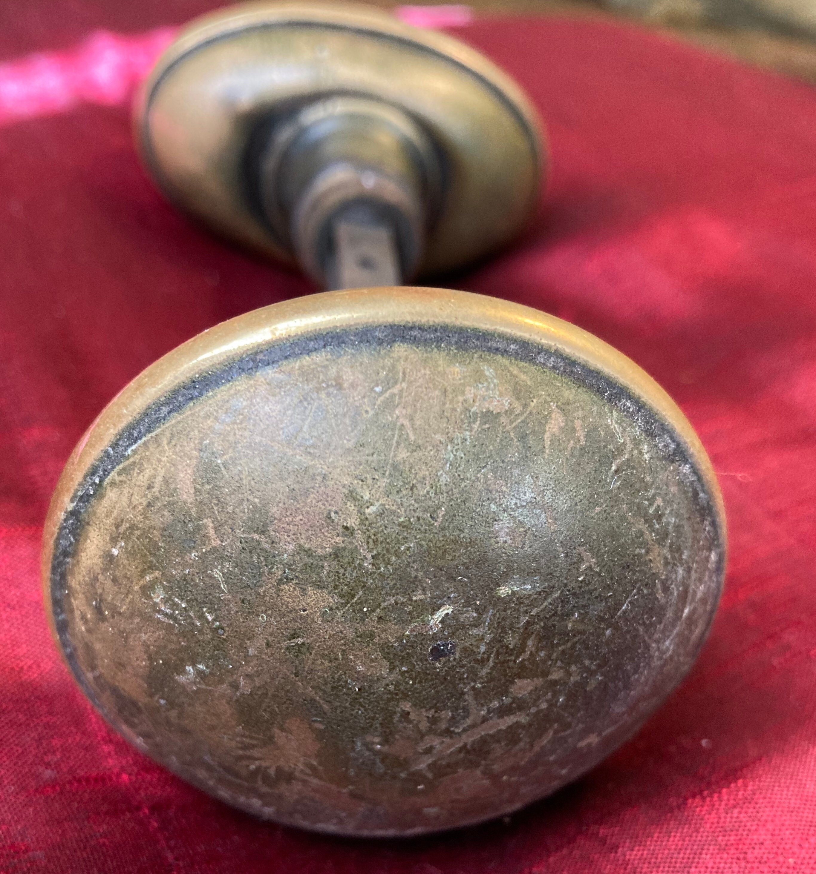 Early 1900s Victorian Brass Door Knob Rescued from Milford, MA home - Etsy.de