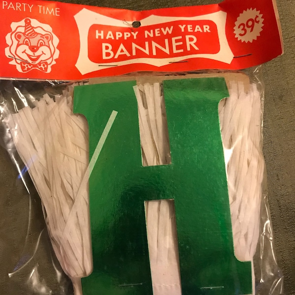 Happy New Year Banner - Etsy