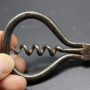 Iron Corkscrew 1800s Stamped J. Moore Folding Bow Harp - Etsy