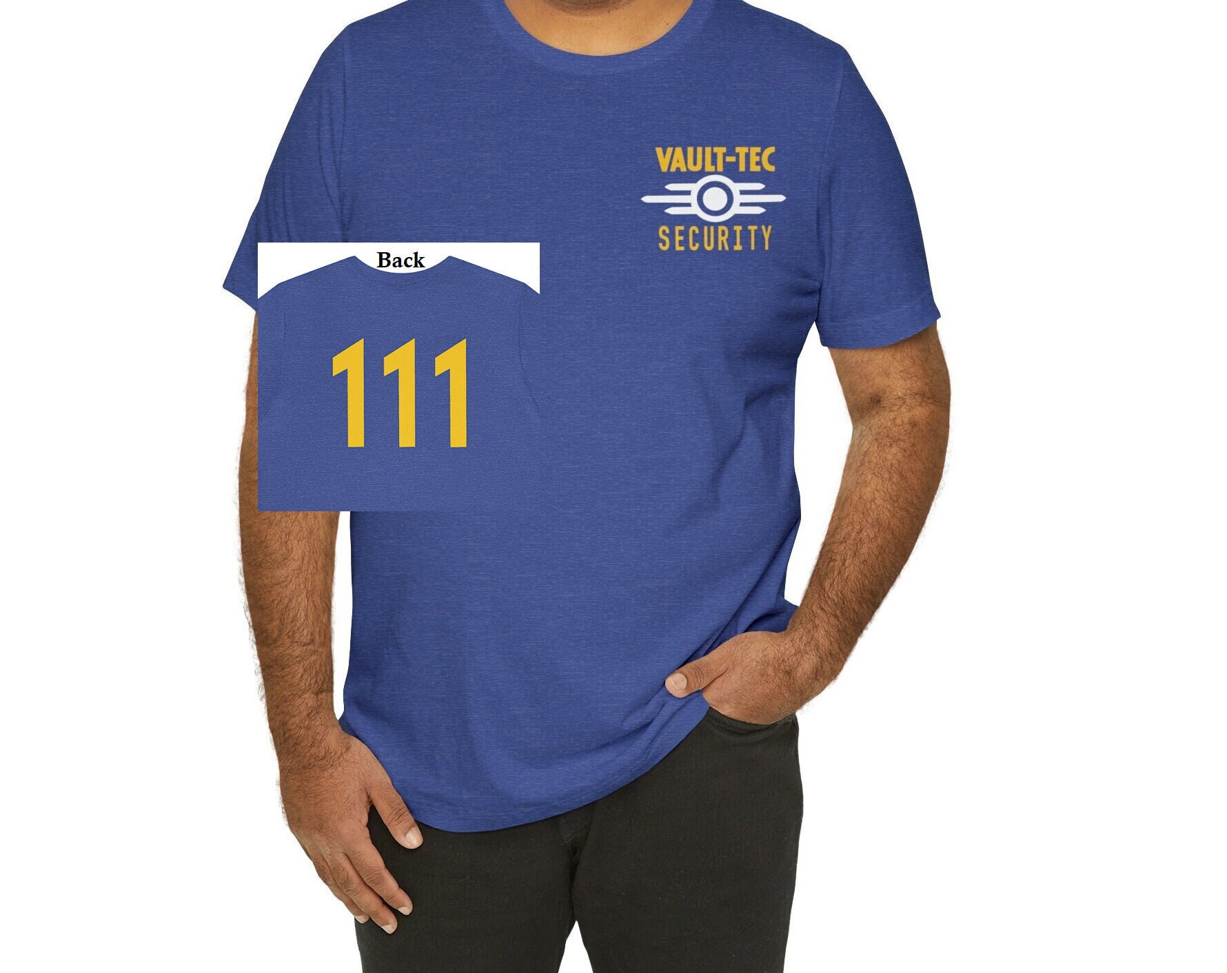Vault Tec Security Fallout Inspired Tshirt With Vault Number Unisex ...