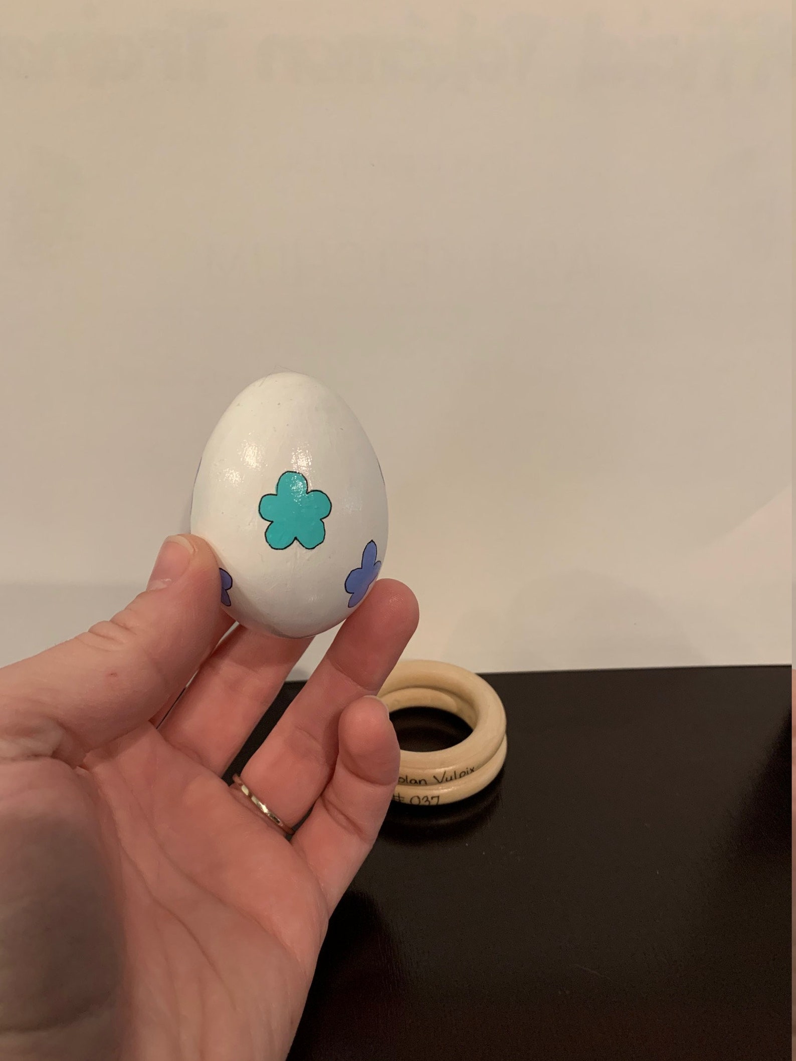 Alolan Vulpix Handpainted Wooden Egg Pet Pokemon Official Trainer ...