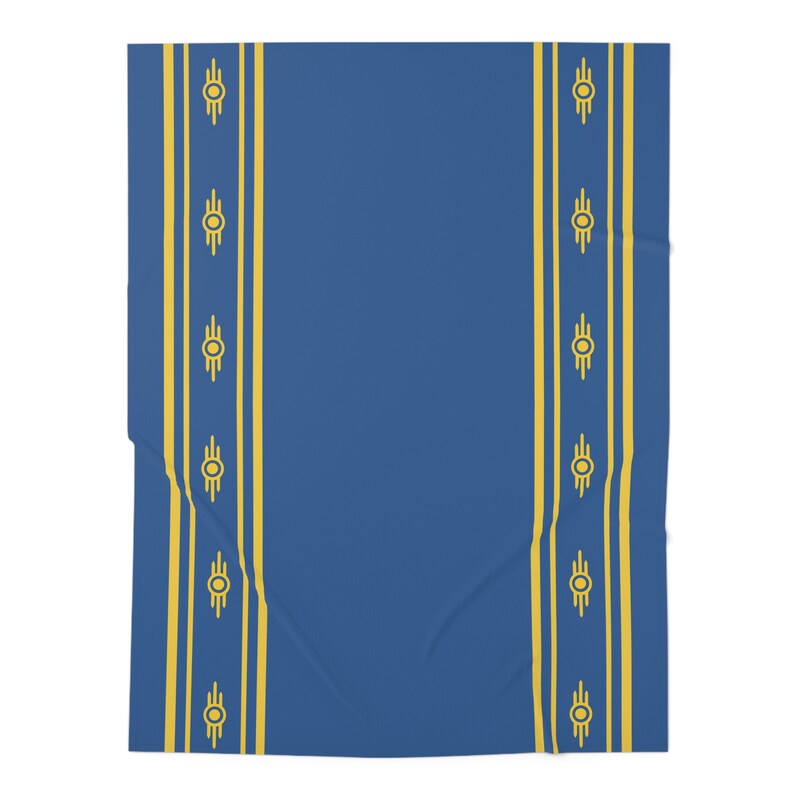 Fallout Vault Tec Inspired Soft Jersey Baby Swaddle Blanket Fallout 3 ...