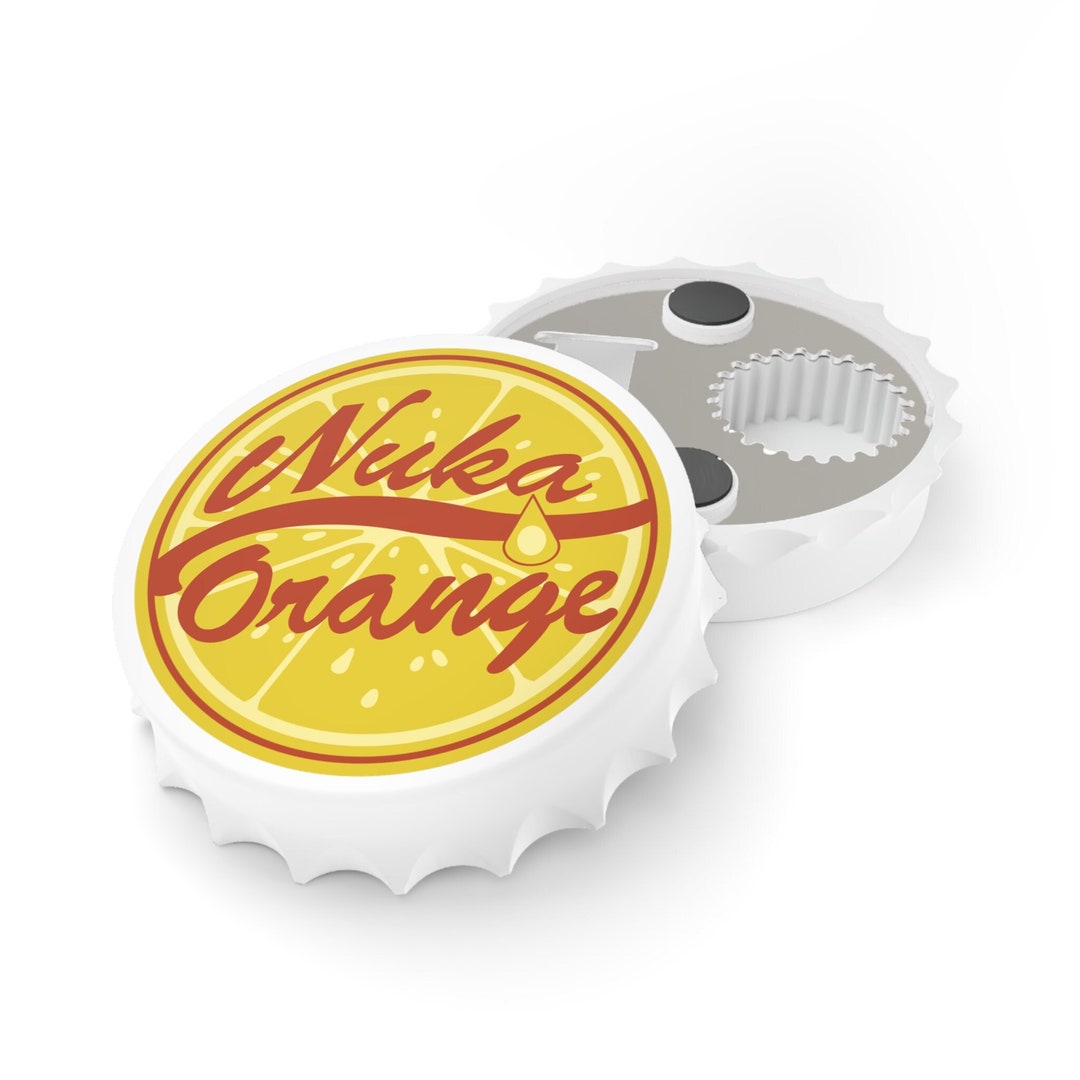 Nuka Cola Orange Fallout Inspired Bottle Cap Bottle Opener - Etsy