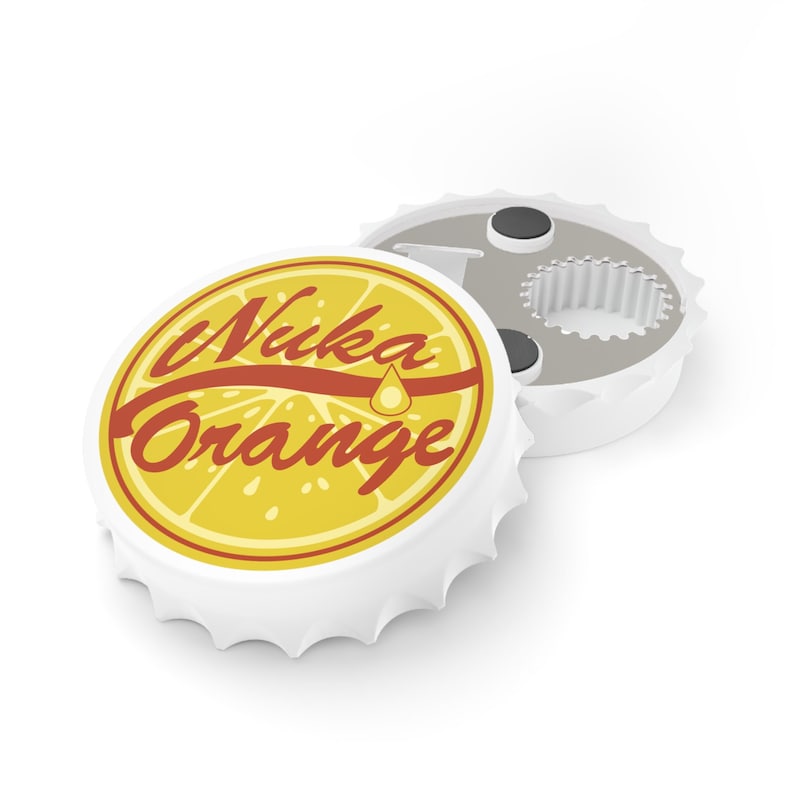 Nuka Cola Orange Fallout Inspired Bottle Cap Bottle Opener - Etsy