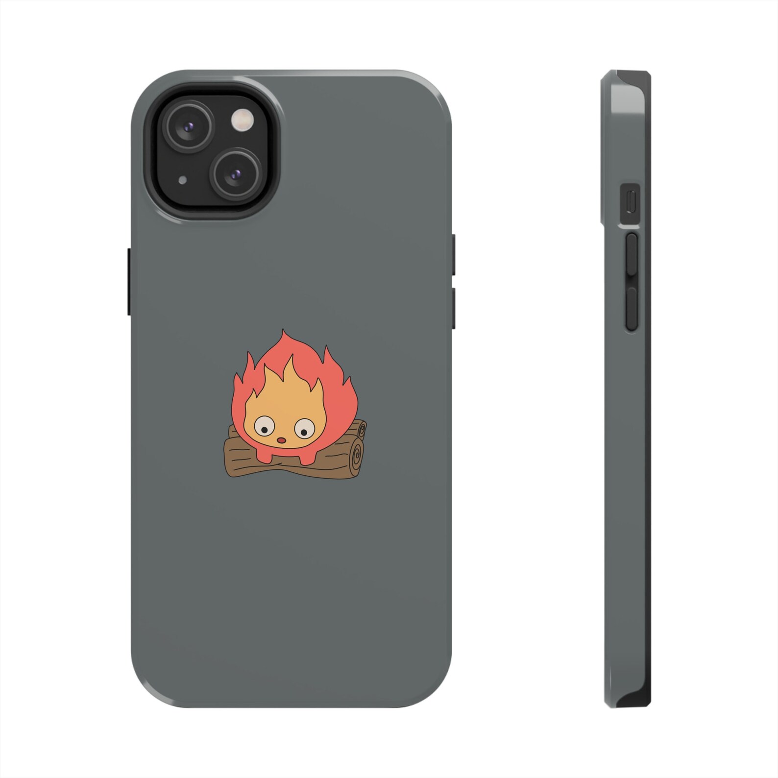 Howl's Moving Castle Calcifer Inspired Phone Case- Studio Ghibli ...