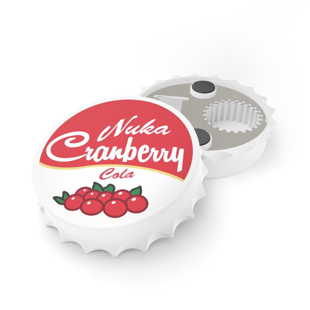 Nuka Cola Cranberry Wasteland Inspired Bottle Cap Bottle Opener - Etsy