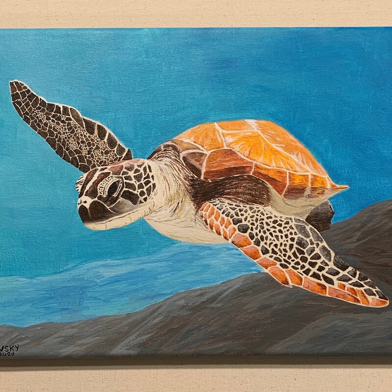 Acrylic Sea Painting - Etsy