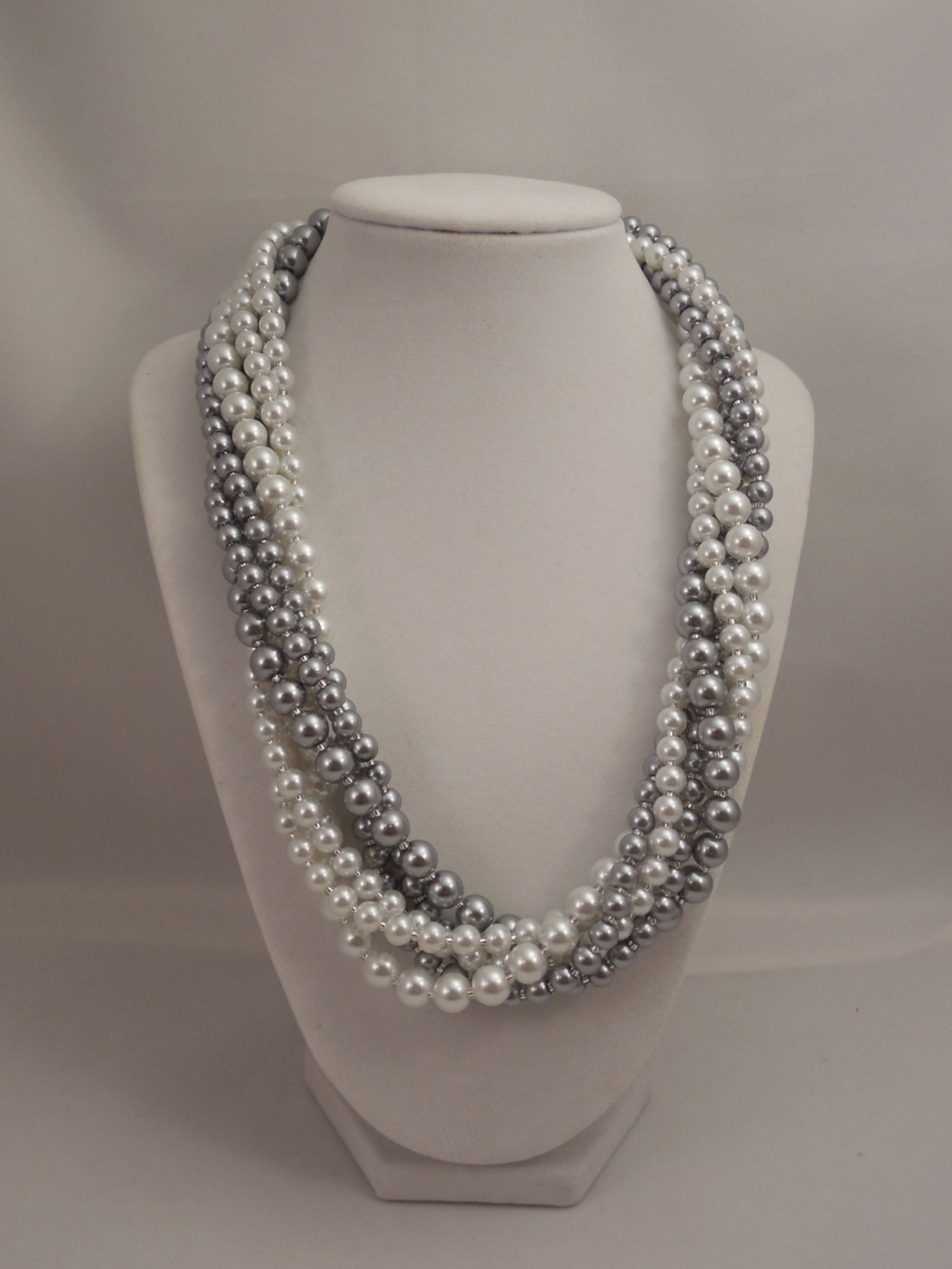 Very Elegant Wedding Bridal Multi Strand Long Necklace With | Etsy