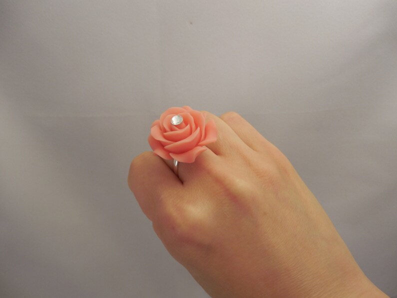 Very Fancy and Simple Sterling Silver Adjustable Ring With - Etsy