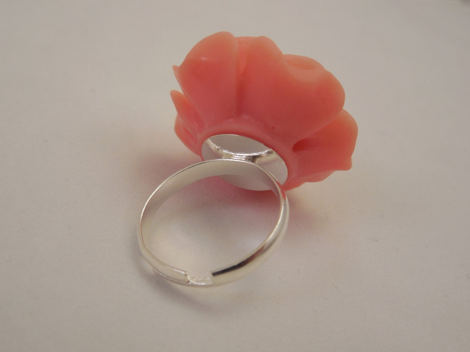 Very Fancy and Simple Sterling Silver Adjustable Ring With - Etsy