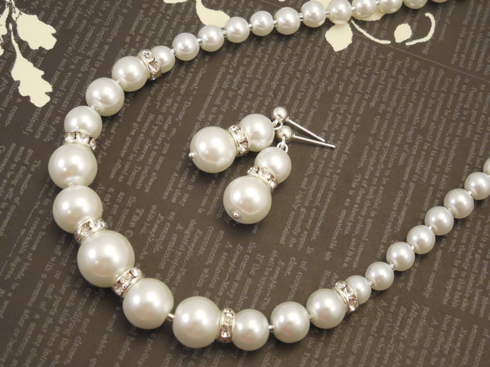 Very Fancy and Elegant Wedding Bridal Set One Strand - Etsy