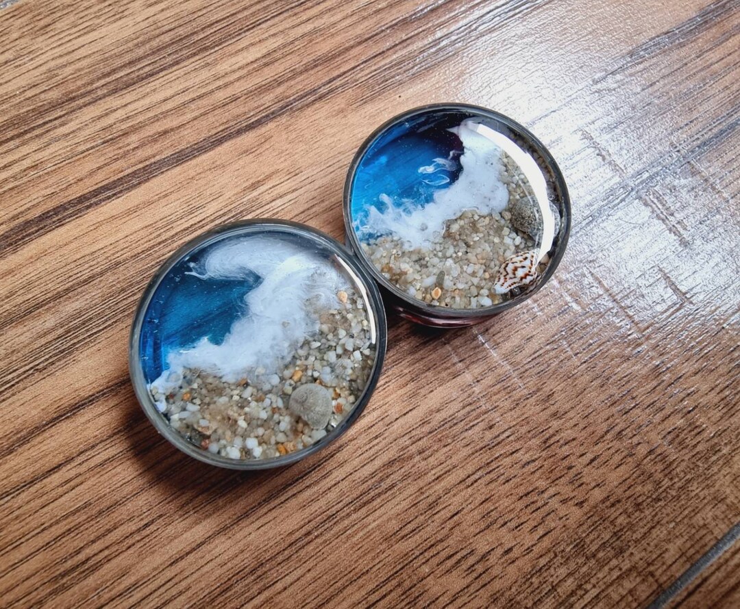 Ocean Plugs Sizes 10mm (00g) and Above . FOR PAIR. - Etsy UK