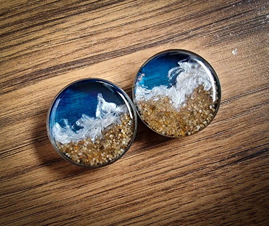 Ocean Plugs Sizes 10mm (00g) and Above . FOR PAIR. - Etsy