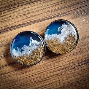 Ocean Plugs Sizes 10mm (00g) and Above . FOR PAIR. - Etsy
