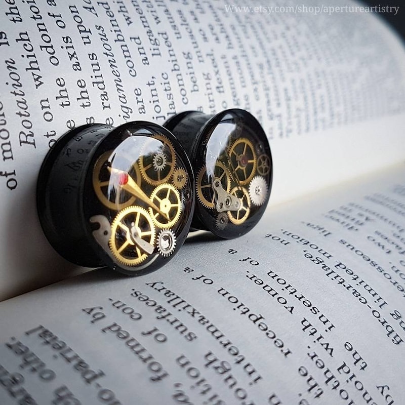 Black Steampunk Gauges - Etsy UK