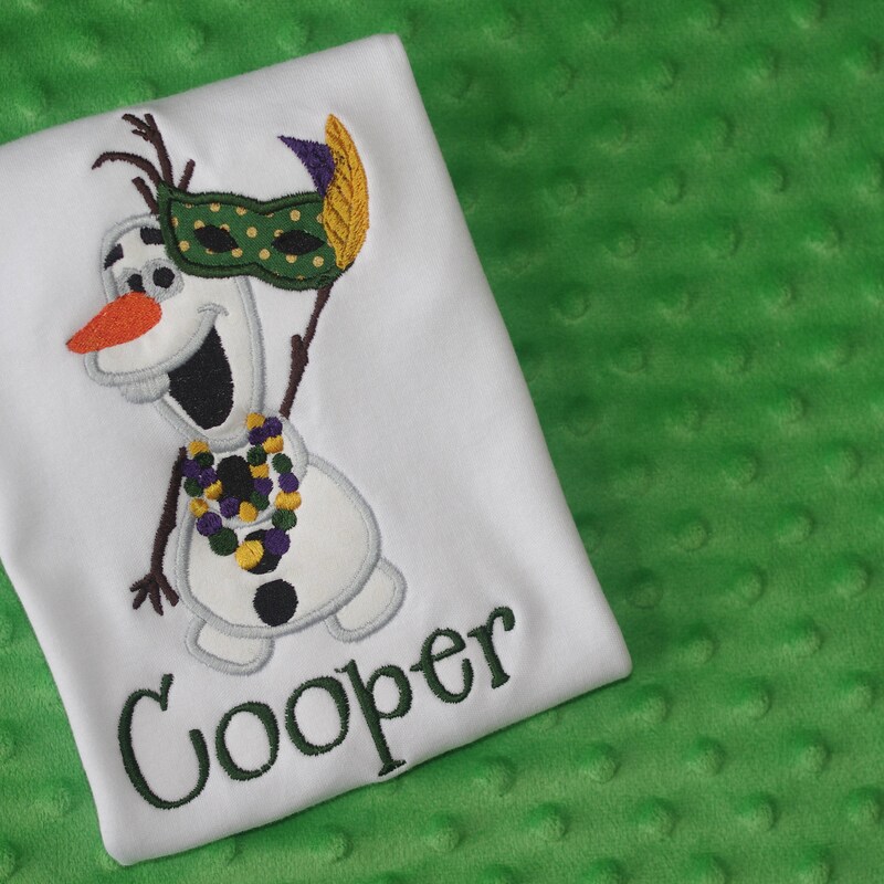 Olaf Applique - Etsy