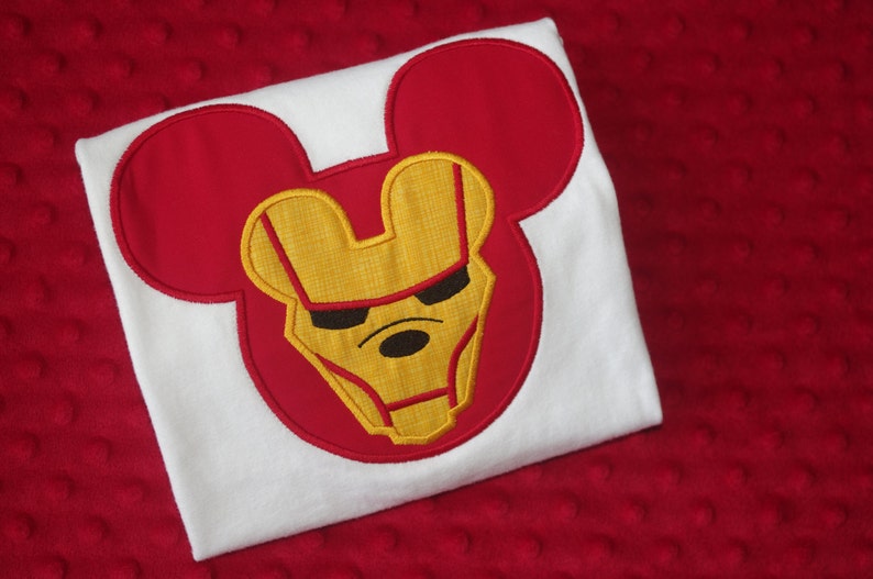 Iron Man Marvel Super Heroes With Mickey Mouse Ears - Etsy