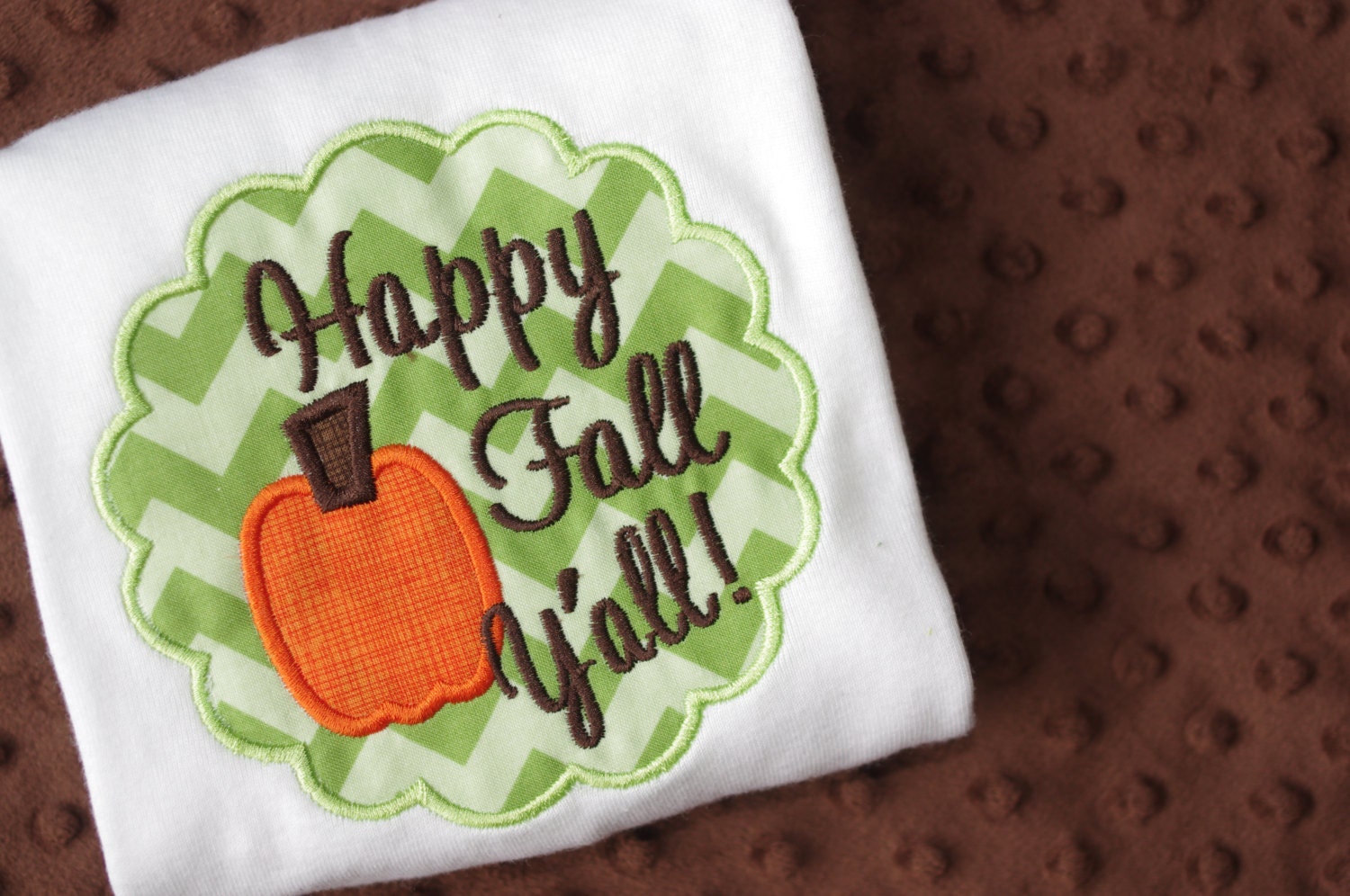Happy Fall Y'all Appliqued Shirt or Onesie - Etsy