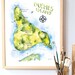 Guemes Island Map Print - Etsy